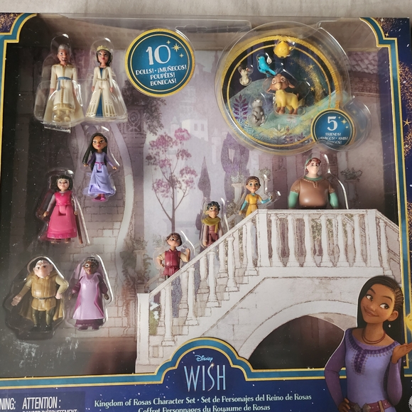 Disney | Toys | Nwt 5 Piece Disney Wish Character Set 2 Sets Available ...